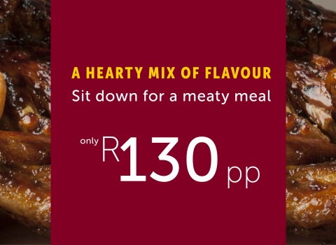 Rib and wing combo | Meropa Casino, Polokwane